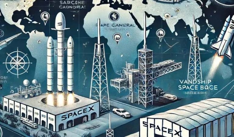 SpaceX Footprints: Key Locations of Space Exploration Technologies Corp ...